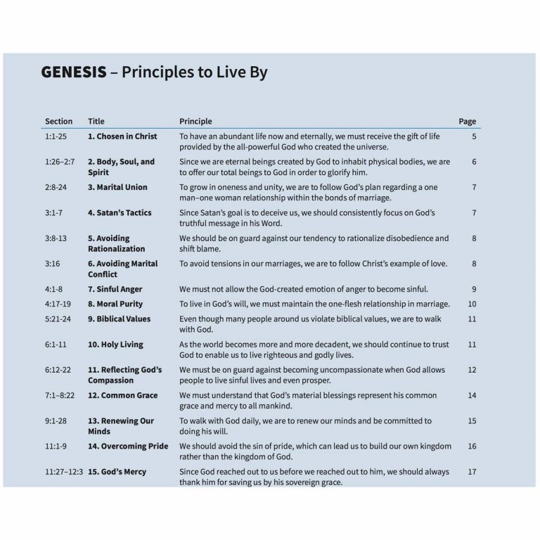 Life Essentials Interactive Study Bible (Hard Cover) - Bible Principles